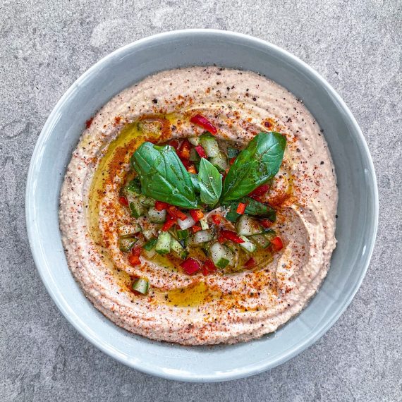 Caramelised Onion Hummus - Zena's Kitchen