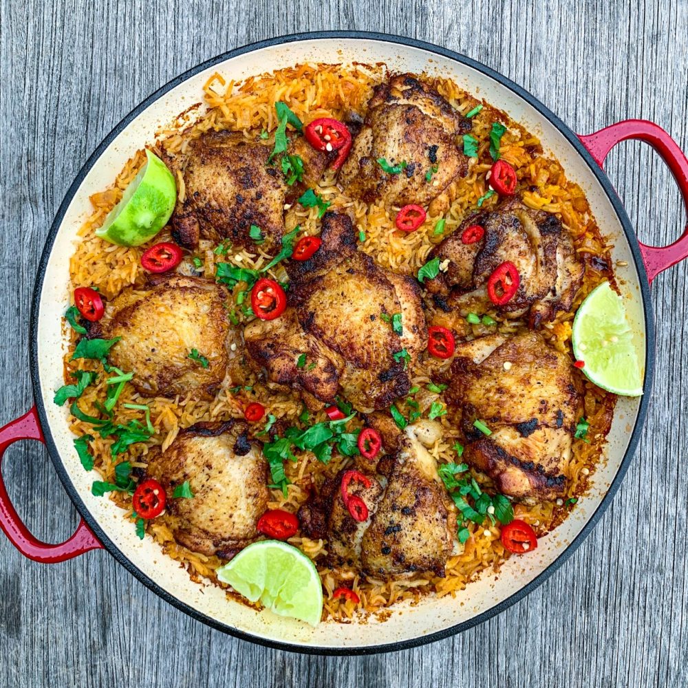 Garlic and Ginger Chicken Rice - Zena's Kitchen