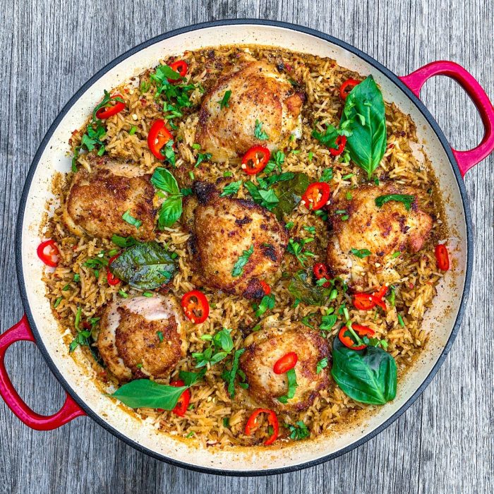 One-Pot Thai Curry Chicken and Rice - Zena's Kitchen