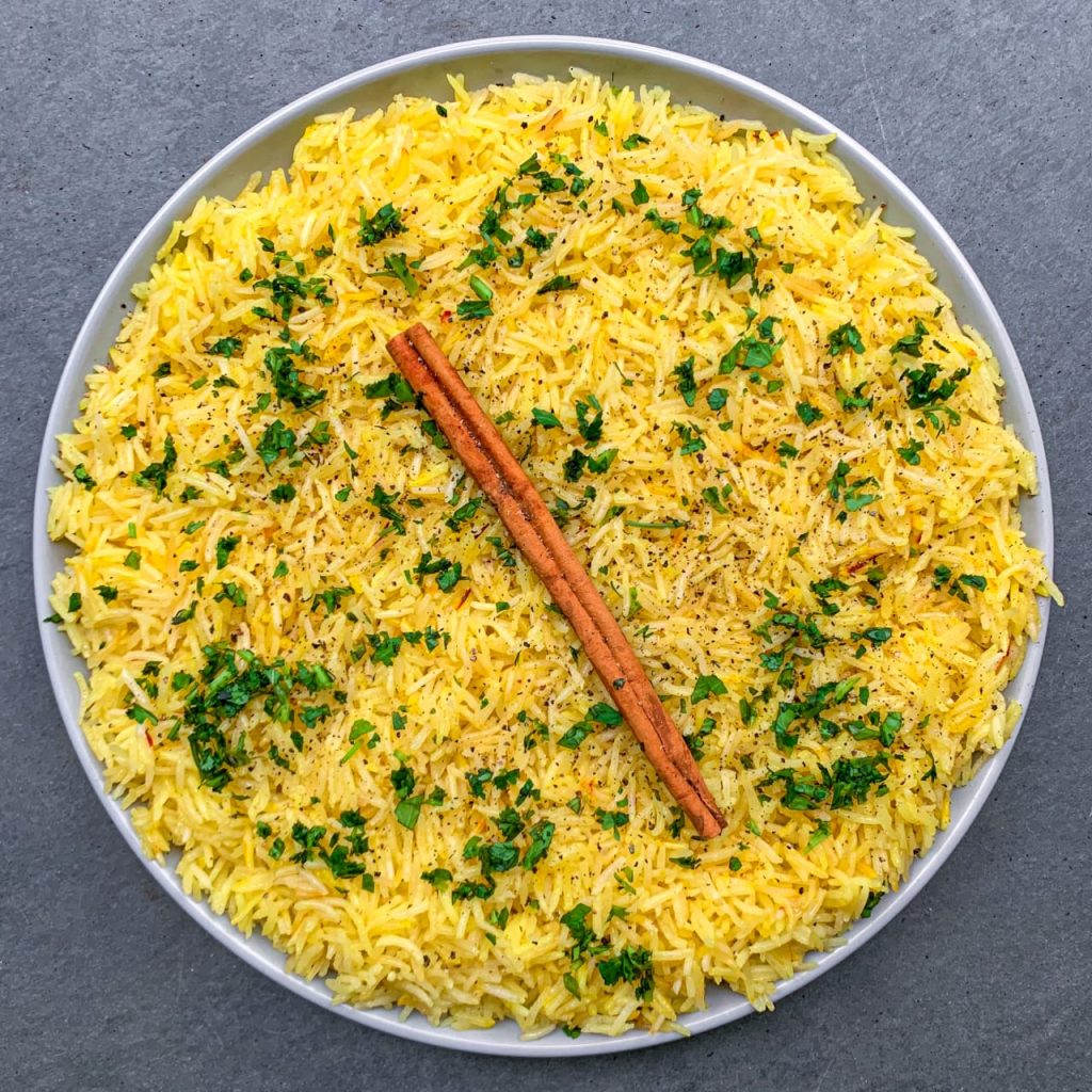 Saffron Rice - Zena's Kitchen