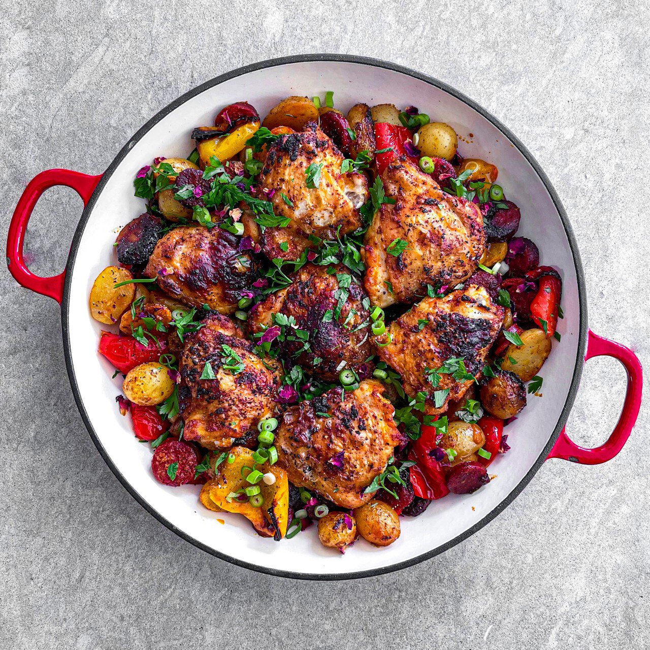 Smoky Chicken And Chorizo Tray Bake Zena s Kitchen Smoky Chicken And Chorizo Tray Bake Zena s Kitchen