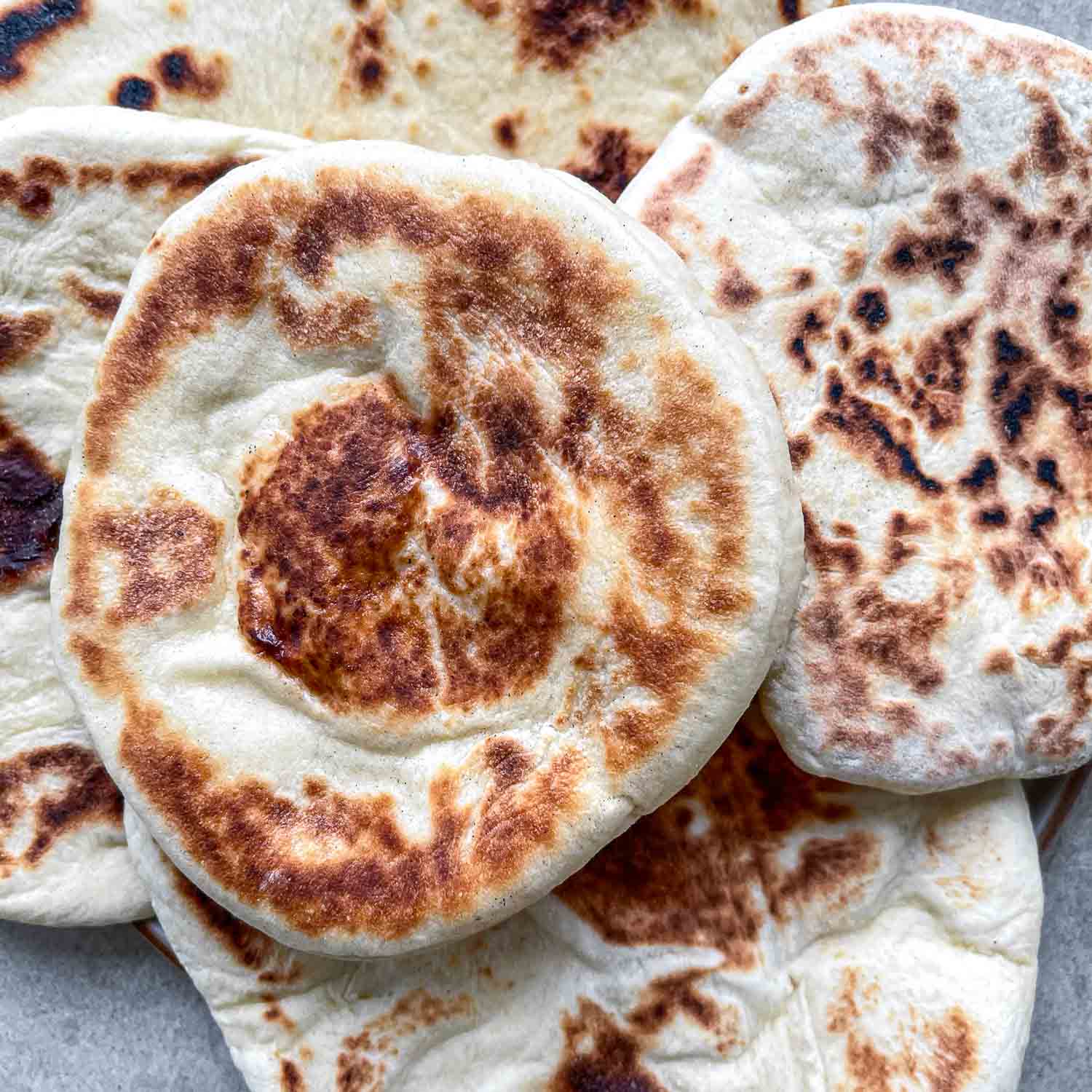Soft Fluffy Flatbreads