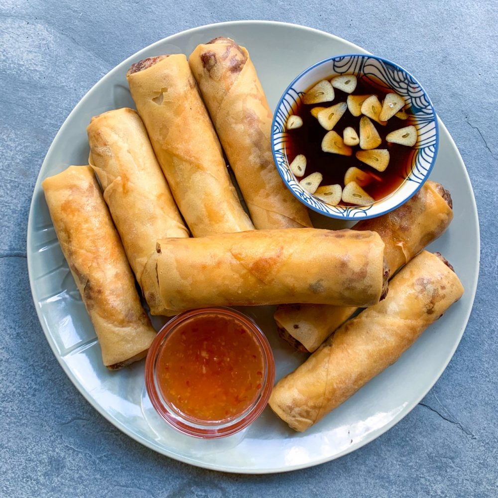 Pork & Vegetable Spring Rolls - Zena's Kitchen