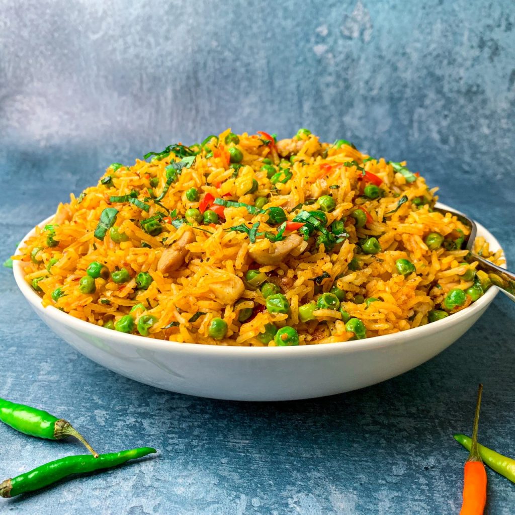 Thai Curry Fried Rice - Zena's Kitchen