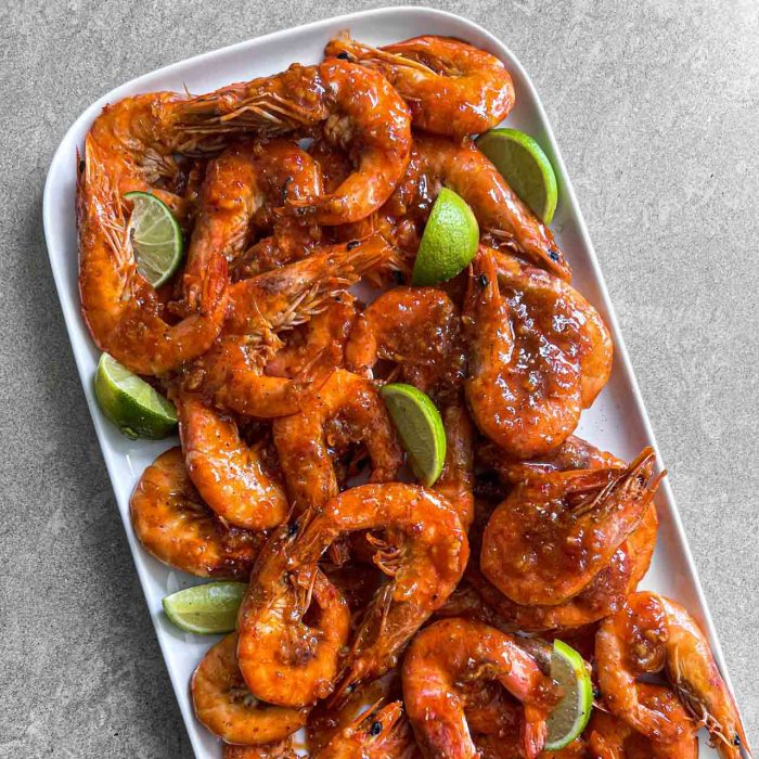 Sweet Chilli Lime Prawns - Zena's Kitchen
