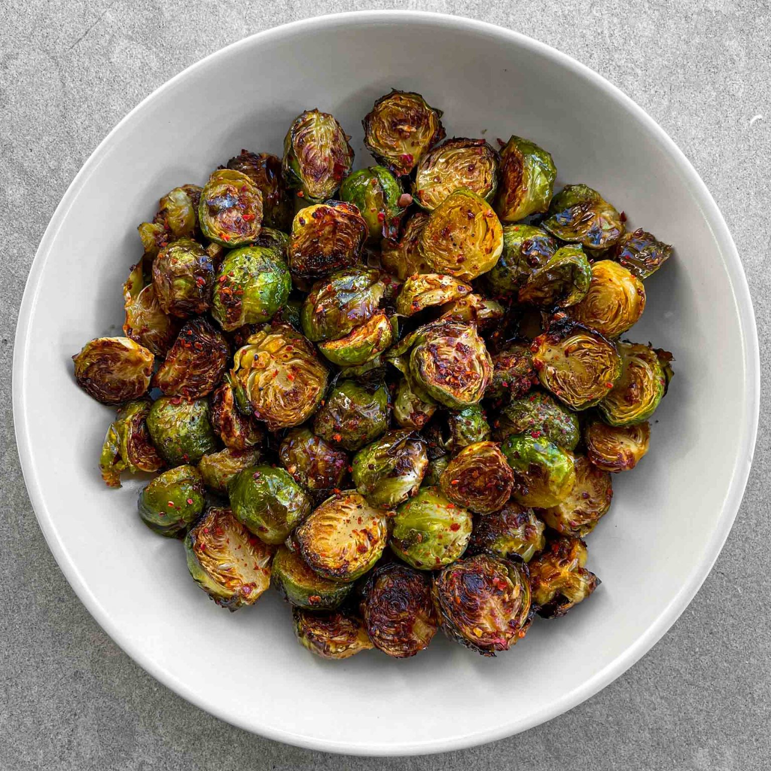 Hot Honey Charred Cabbage