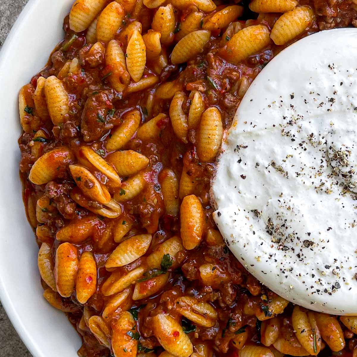 Harissa Lamb Ragu