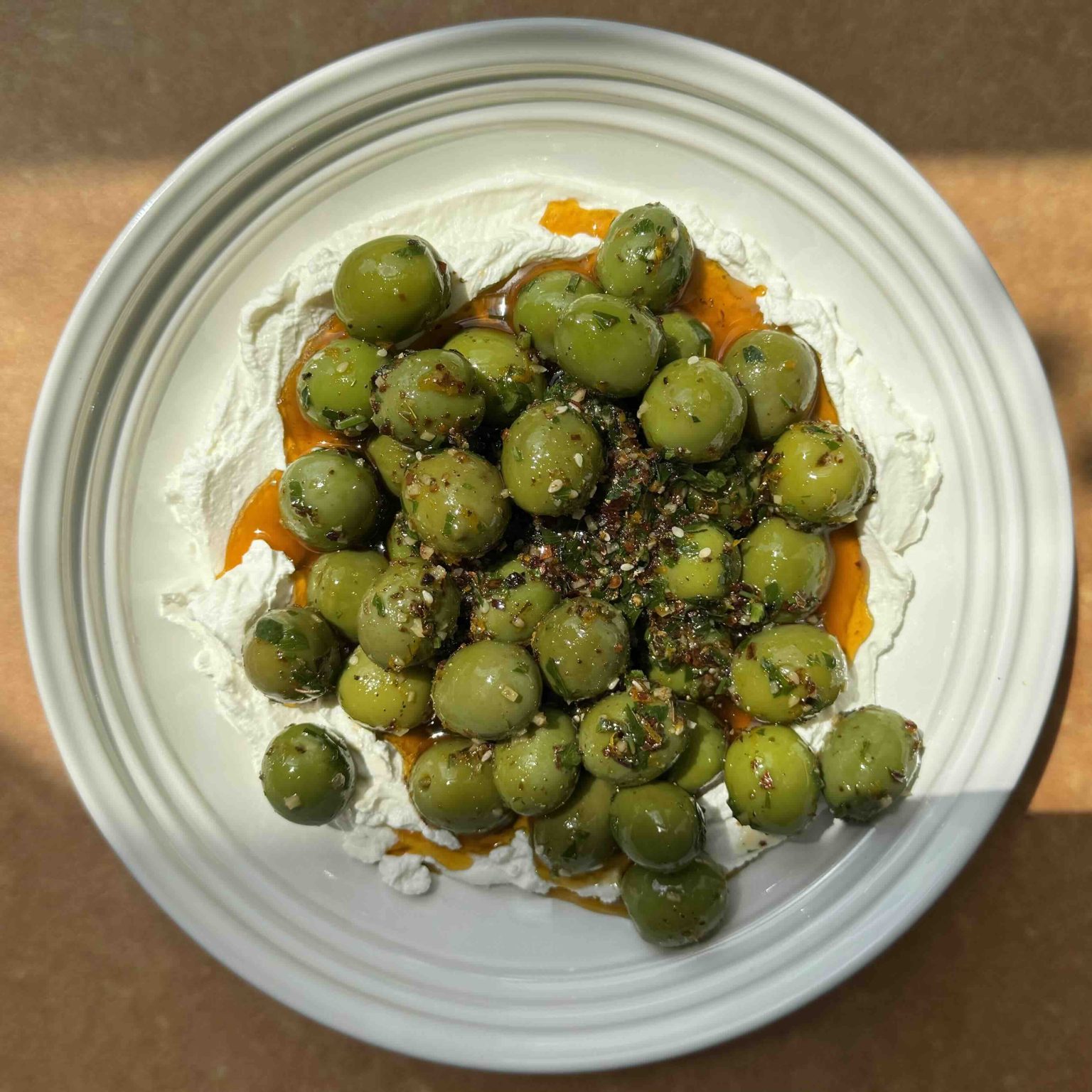 Smoky Marinated Olives