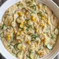 Creamy Lemon Courgette Orzo (Zucchini)