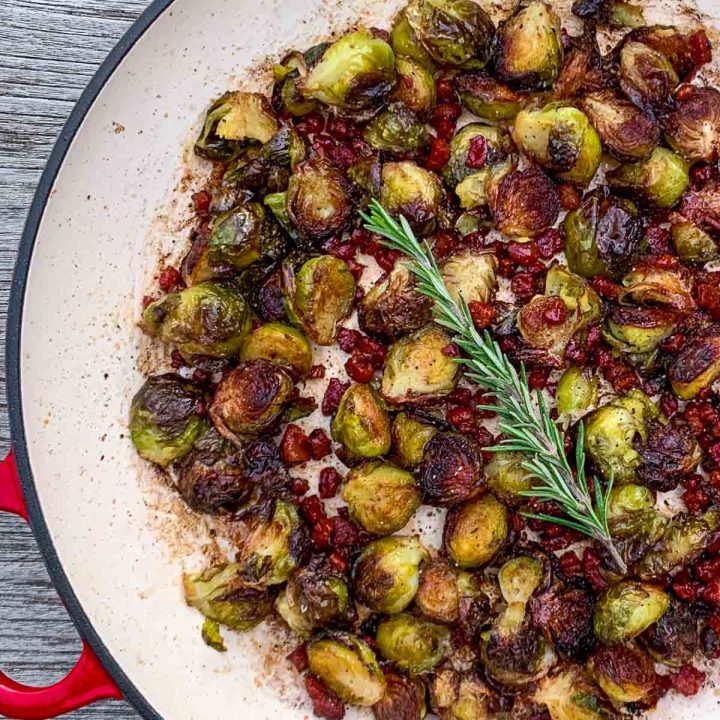 Brussels Sprouts with Pancetta and Maple