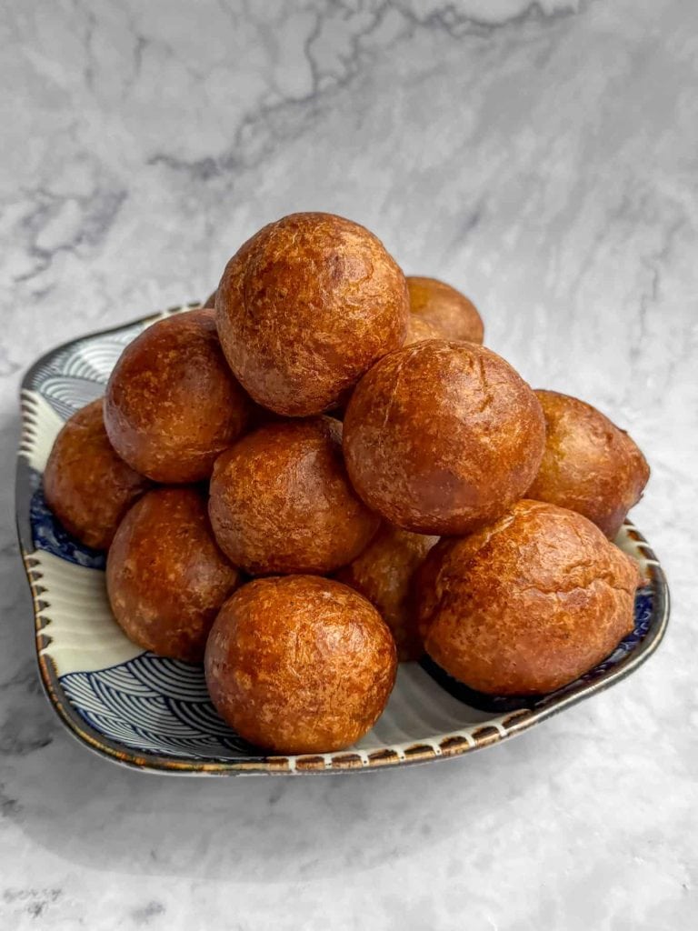 Plantain Puff Puff (Sweet West African Fried Doughnuts)